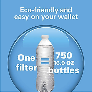 Hamilton Beach AquaFusion Electric Countertop Water Purifier & Filter 64 oz. Pitcher, Compatible with Flavor Capsules, White (87320)