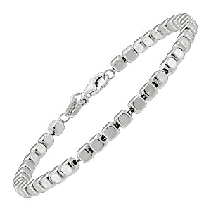 Silpada 'Cubic Bliss' Bead Bracelet in Sterling Silver, 7"