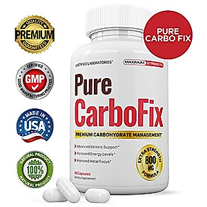 Pure Carbo Fix Carbohydrate Management Formula Carbofix Support for Men Women 2 Bottles