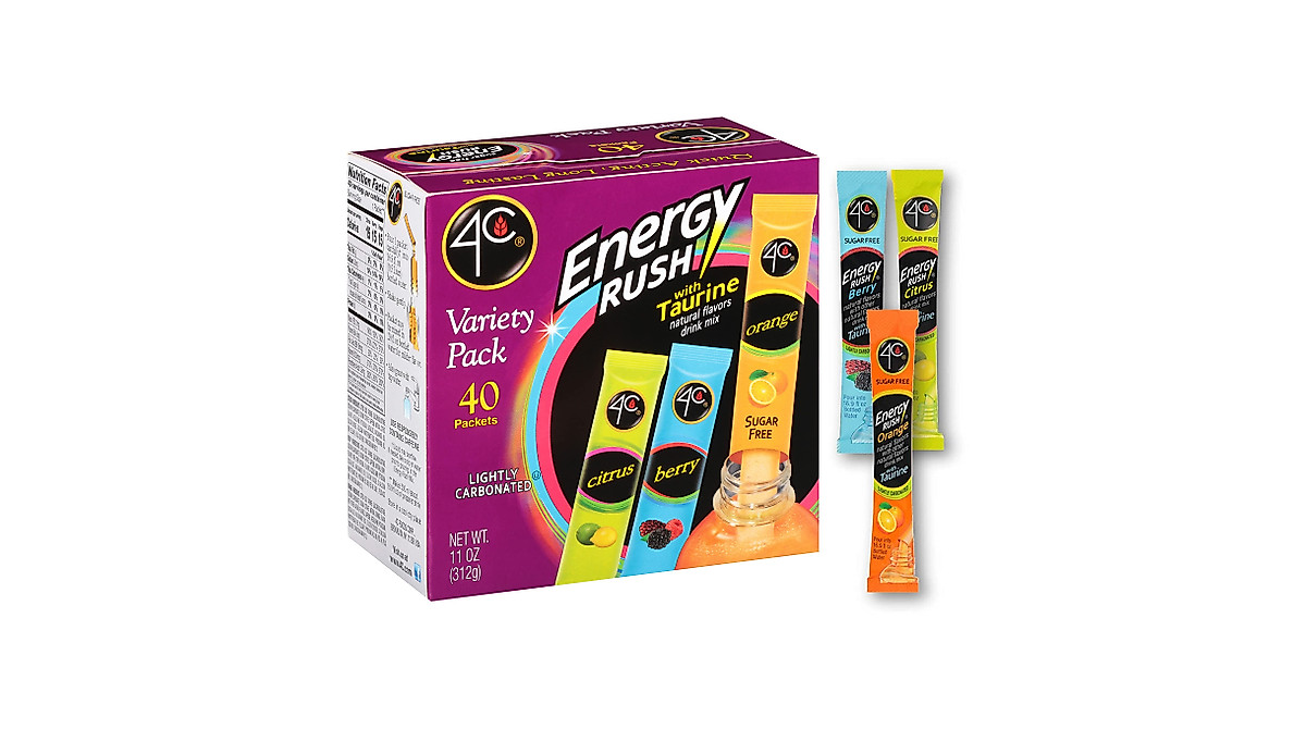 4C Energy Rush Stix – On-the-Go Flavor Pack – 40 Count
