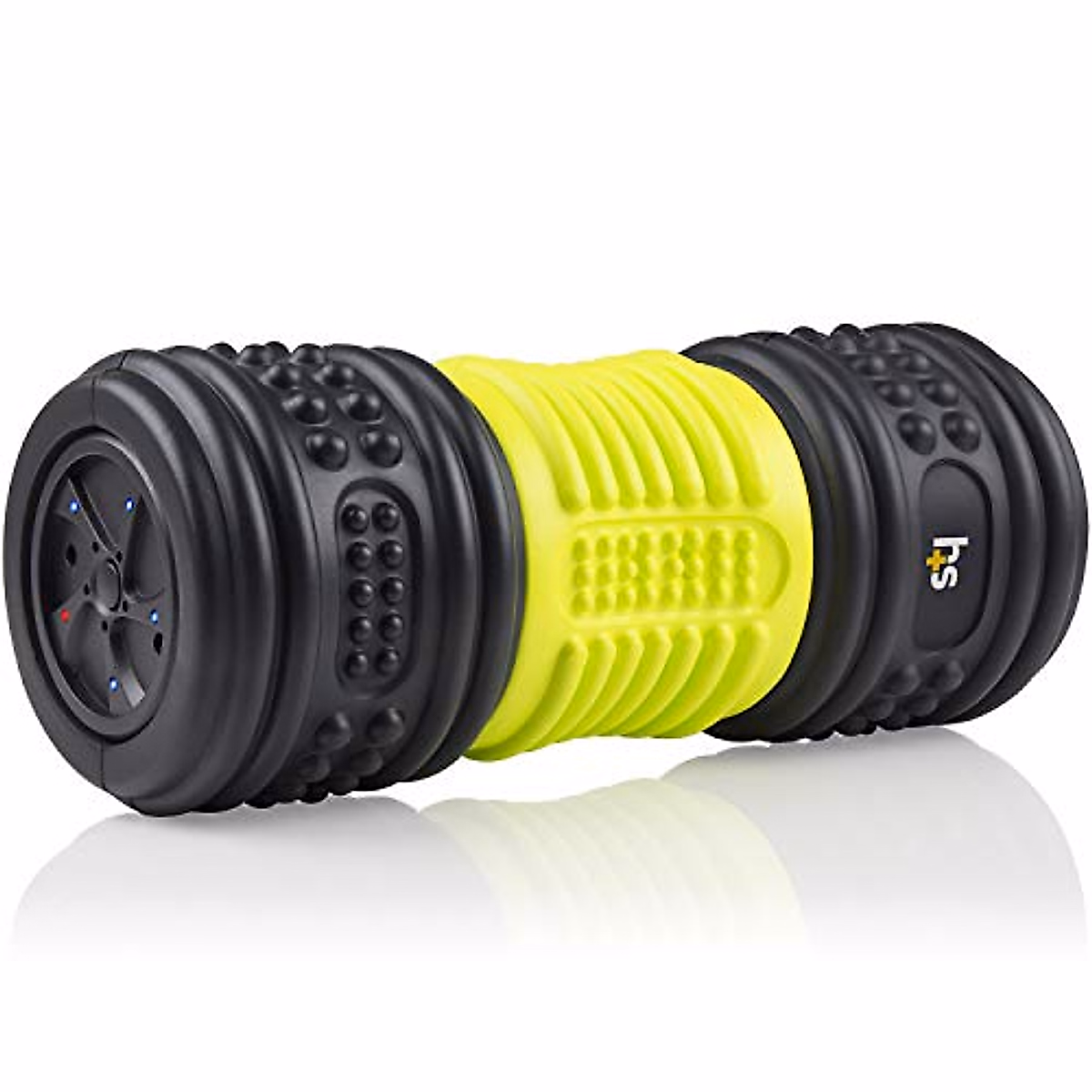 HealthSmart Vibrating Foam Roller, FSA & HSA Eligible Massage Roller and Muscle Roller for Exercise and Physical Therapy with Four Speed Vibrations and Deep Tissue Massage, Firm Density