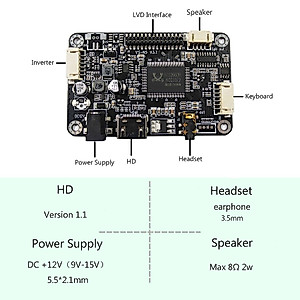 VSDISPLAY 10.4" 10.4 Inch 1024x768 600nit IPS LCD Screen VS104T-004A with HD-MI Audio LCD Controller Board