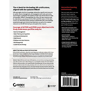 PHR and SPHR Professional in Human Resources Certification Complete Study Guide: 2018 Exams (Sybex Study Guide)