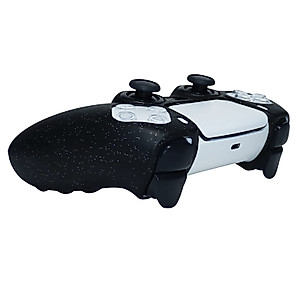 ROTOMOON Glitter Silicone Controller Skins for PS5 with 8 Thumb Grips & L2 R2 Trigger Protector, Sweat-Proof Anti-Slip Controller Cover Skin Protector Compatible with Playstation 5 Controller