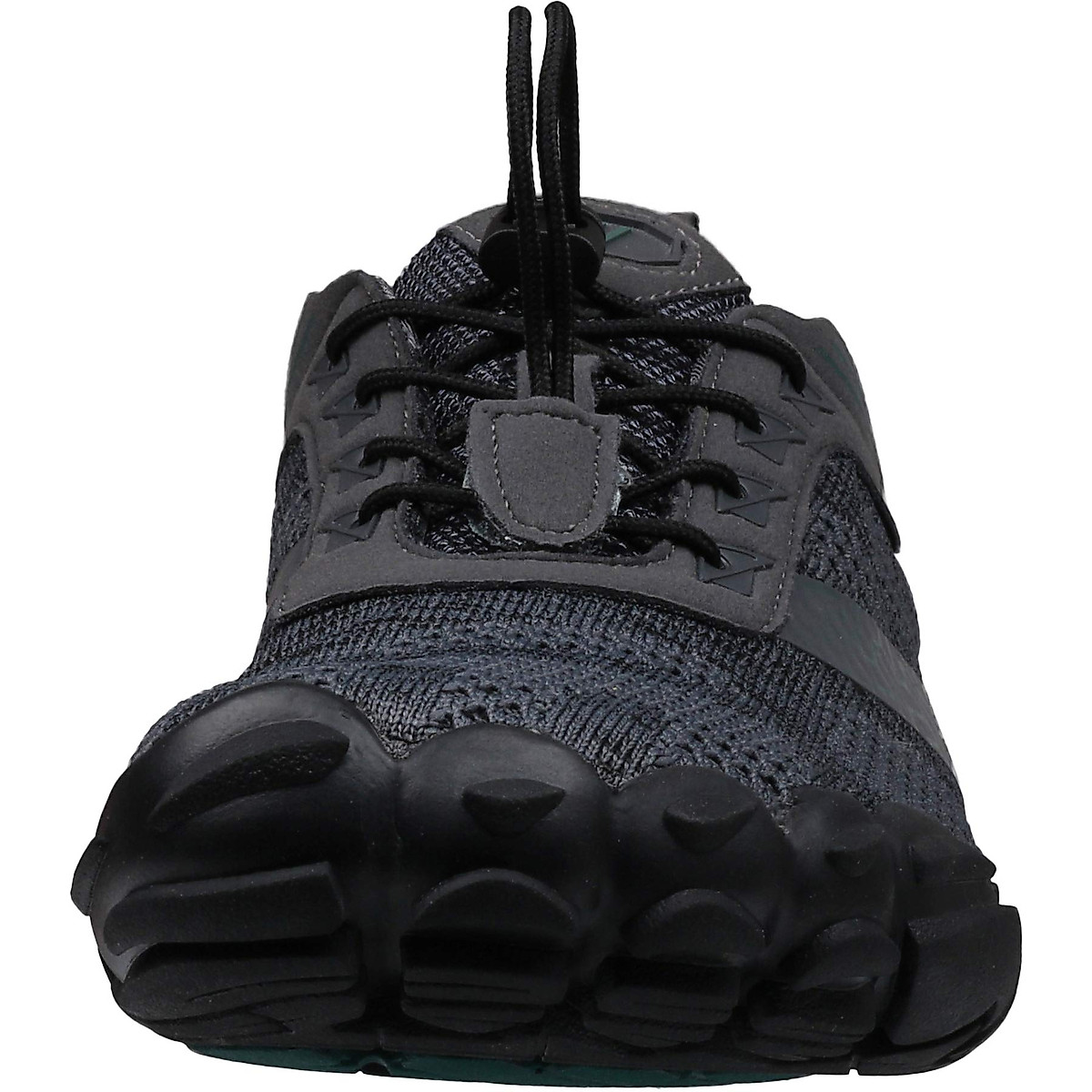 WHITIN Men's Trail Running Shoes Minimalist Barefoot Fingers Wide Toe Box Size 7.5 Gym Workout Fitness Zero Drop Minimus Hiking FiveFingers Grey 40