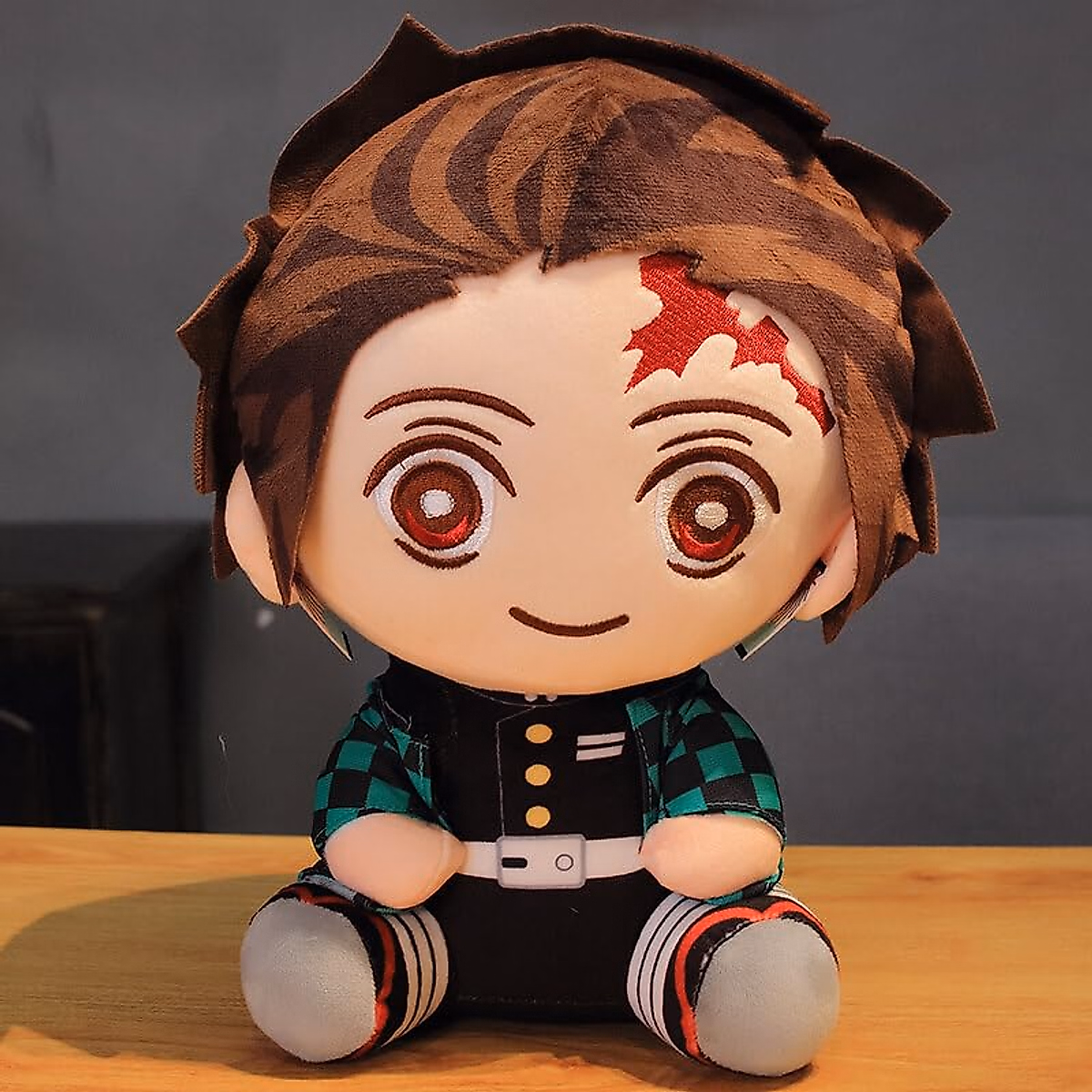 BGVEI Nezuko Plush Toy Anime Slayer Cartoon Soft Stuffed Animal Plushies Soft Doll Home Decor Pillow Birthday Gift for Kids - 8.2inch