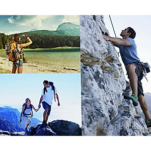 sprookber Stainless Steel Spring Snap Hook Carabiner - 304 Stainless Steel Caribeener Clips, Set of 6