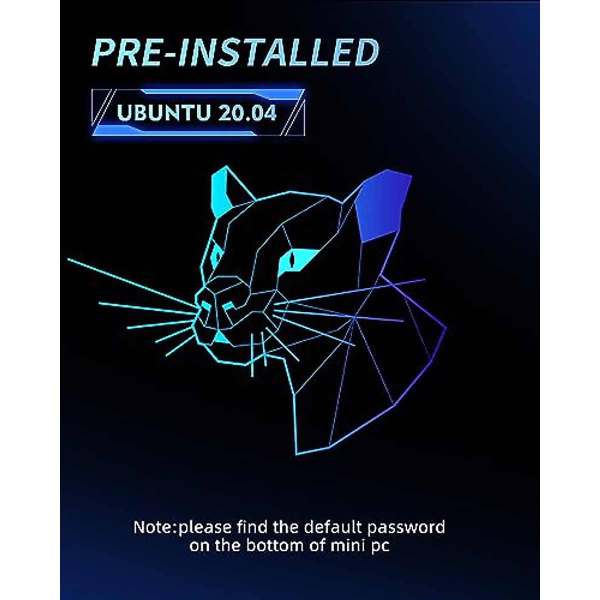 Ubuntu Linux Mini PC, AMD A9 9400 (up to 3.2 Ghz) Mini Computers, 8GB RAM 128GB SSD, Micro Desktop Computer PC with Dual 4K HDMI, 2.4G/5G Dual WiFi Bluetooth 4.0 Type-C USB 3.0 Linux Mini PC