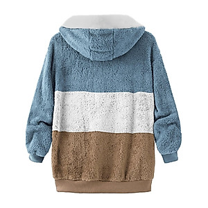 Hoodies Block Sweatshirt Zipper Hoodie Loose Vampire Clothes Halloween Shirts White Blouse for Women Deals of Today Coupons and Promo Codes Cute Stuff Under 5 Dollars