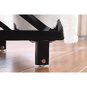 VKKILPEE Pink Convertible Sleeper Sofa Chair Bed 3-in-1 Single Bed with Pillow, Multi-Functional Adjustable Futon Couch Sleeper with Soft Teddy Fabric for Living Room Dorm Apartment Bedroom Office