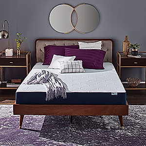 Sleep Innovations Hudson Hybrid 10 Inch Cooling Gel Memory Foam and Innerspring Mattress with Cool Touch Quilted Cover, King Size, Bed in a Box, Medium Support