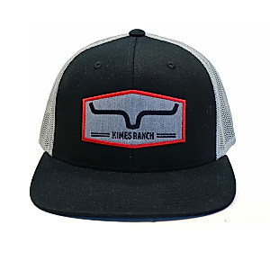 Kimes Ranch Unisex Replay Trucker Hat Embroidered Logo Hayseed Patch Adjustable Snapback One-Size Hat (Cotton,Apparel,Navy,mens,KimesRanch,REPLAY,1,1,1851614,Apparel,HAT,KimesRanch,OneSize,KimesRanch)