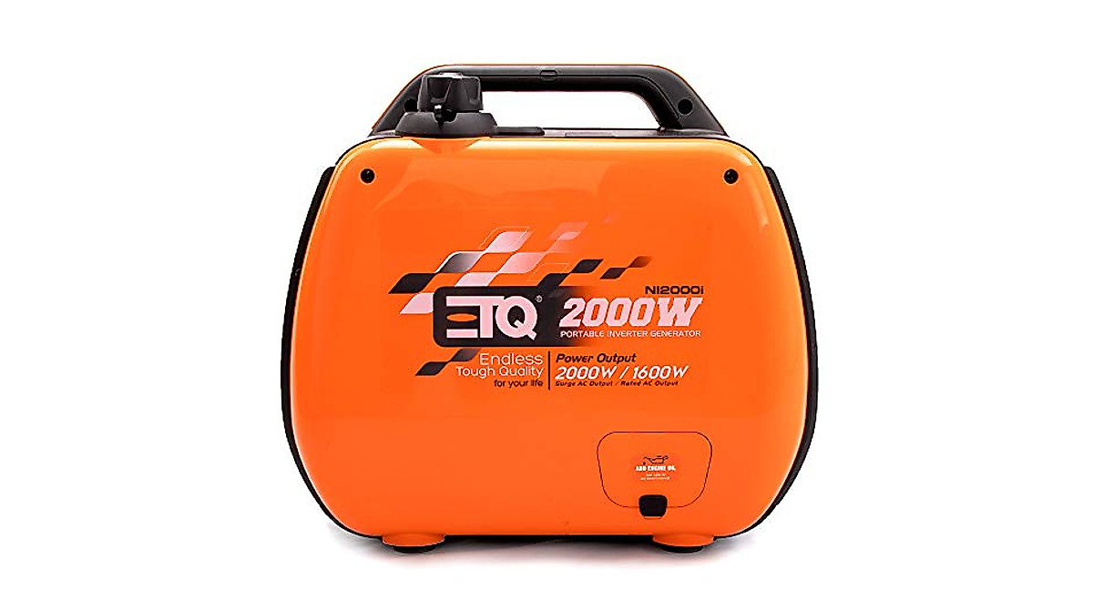 ETQ Tough Quality Portable Generator 2000W Quiet & CARB Compliant