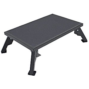 Quick Products JQ-S150 Platform Step, X-Large 24" W x 15.5" D x 7.5" H - Steel, 300 lbs. Capacity, Black