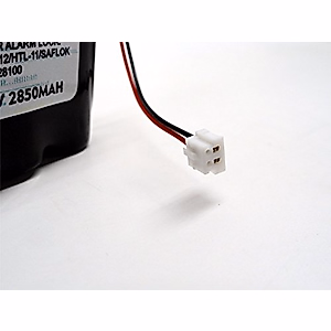 50PCS Replacement SAFLOK A28110 6V Hotel Door Lock Battery Fits 884952, A28110, A28100, DL-12/4, HTL-11/13, Intellis, MT