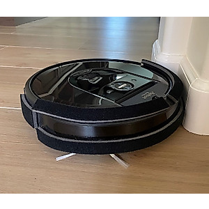 VacuBumper - Robot Vacuum Bumper Guard - Ultra Soft, Cloth and Foam Rubber Bumper for Robotic Vacuums - durable and stays securely attached to vacuum (ROBO)