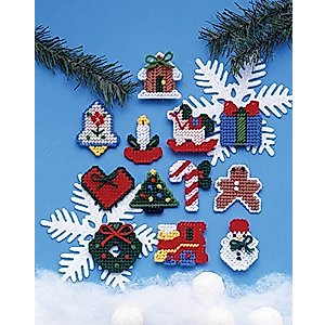 Tobin Country Christmas Plastic Canvas Ornament Kit, Original