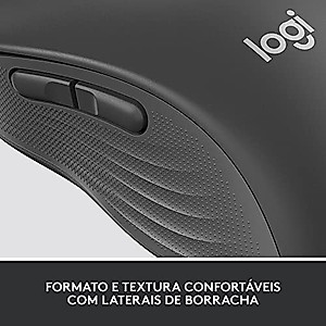 Logitech Signature M650 Wireless Mouse - for Small to Medium Sized Hands, 2-Year Battery, Silent Clicks, Customizable Side Buttons, Bluetooth, Multi-Device Compatibility (Graphite)