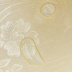 Yifely Yellow Flower Striped Shelf Paper Self-Adhesive Drawer Liner Covering Home School Study Desk 17.7 Inch by 9.8 Feet