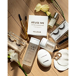 Velour Lash Clean - Oil Free Liquid Makeup Remover for Eyes, False Lashes, and Face - Gentle and Vegan (50 ml)