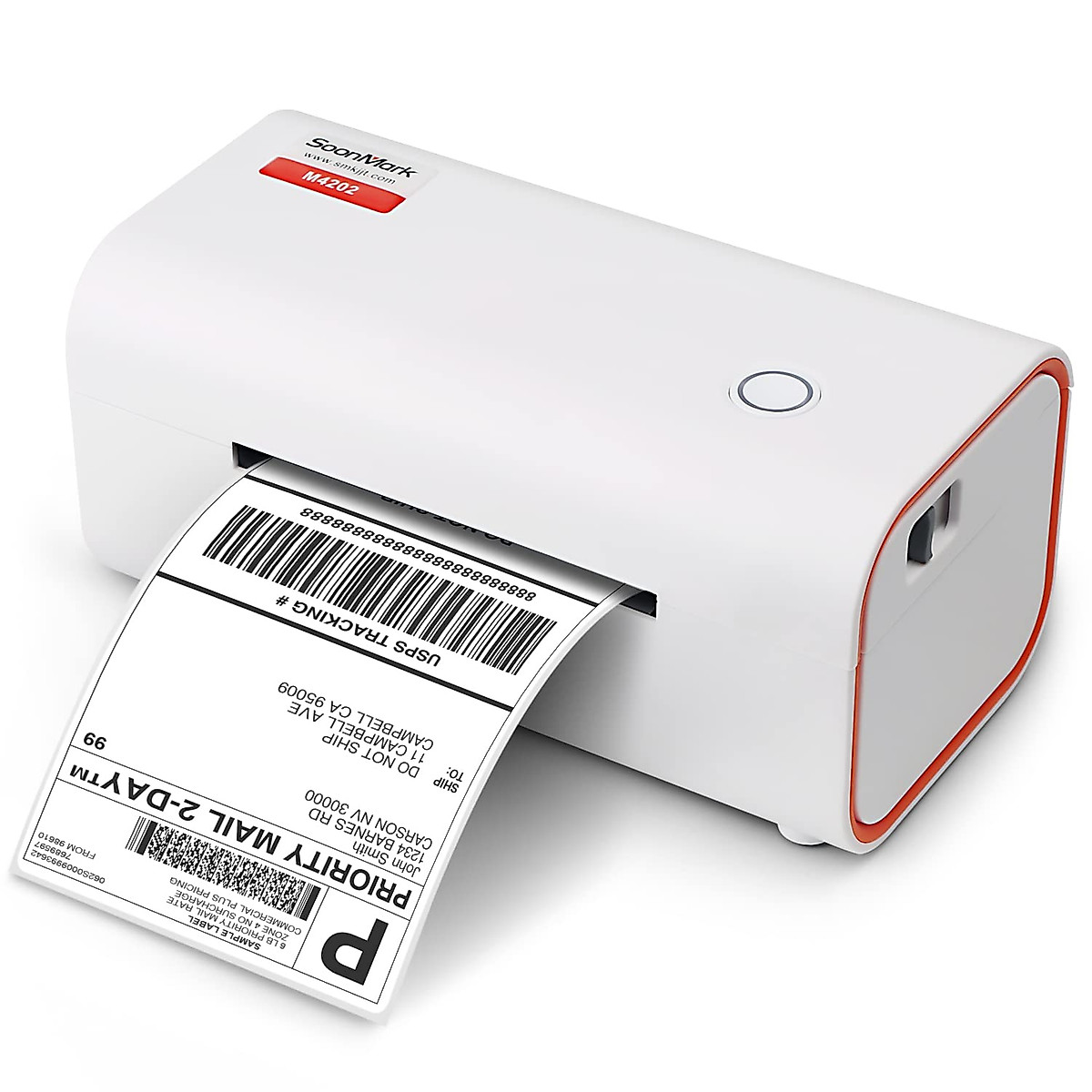 Fangtek Thermal Shipping Label Printer - Commercial Grade Direct Thermal High Speed Printer - Compatible with Amazon, Ebay, Etsy- 4×6 Thermal Printer