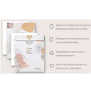 Vivegate Light Botanical Plant Wall Art Prints - Set of 4 Plant Wall Decor Prints Floral Kitchen Flower Leaves Wall Art Boho Leaf Eucalyptus (Medium - 8"X10", Light Green)