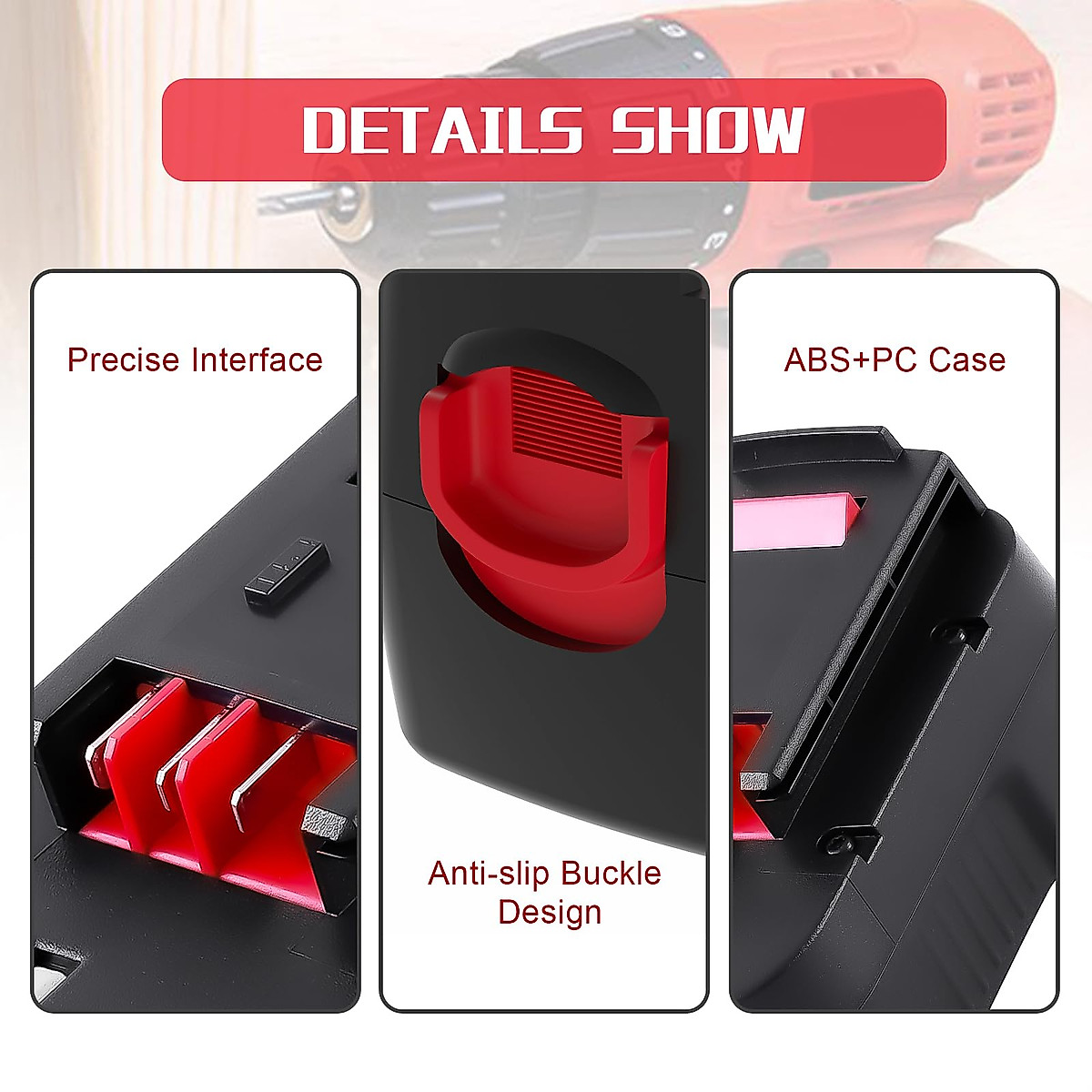 HPB14 Replacement for Black and Decker 14.4 Volt Battery Compatible with Black and Decker 14.4V Battery Firestorm FSB14 FS140BX A1714 499936-34 499936-35 BD1444L HPD14K-2HP146F2 Cordless Power Tool