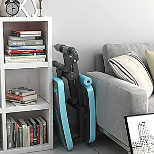 Goplus Sit Up Bench Adjustable, Foldable Abdominal Training Workout Slant Bench, Decline Curved Ab Bench with 4 Adjustable Height Settings (Blue)