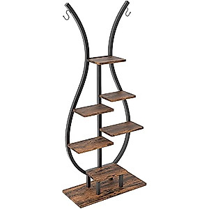 GDLF Plant Stand Indoor Tall Plant Shelf Metal Tiered Hanging Shelf, 59"