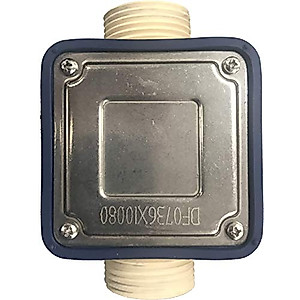 ArmorBlue Turbine Flow Meter | Measure Gallons, Liters, or Pints | Horizontal or Vertical Mount | Weatherproof | Battery Powered | DEF Meter | Digital Meter