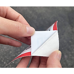 "Child Care Symptoms" Sign- 10x8" Adhesive Durable Vinyl Decal, Sign by Graphical Warehouse- Safety and Security Signage, Visual Communication Tool- Red/White/Black