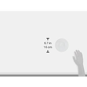 Hakusan Pottery ama-521082 Ball (Medium) White Porcelain Approx. φ6.1 x 2.0 inches (15.5 x 5 cm), Como Hasami Ware Made in Japan