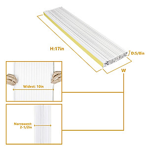 LBG Products Air Conditioner Side Panel Kit for Window AC Units, Fits Up to 17" H x 10" W,Double Layers Window AC Side Panels Kit for Window Air Conditioner Replacement Screen,2 Pack