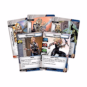 Marvel Champions The Card Game Valkyrie HERO PACK - Superhero Strategy Game, Cooperative Game for Kids and Adults, Ages 14+, 1-4 Players, 45-90 Minute Playtime, Made by Fantasy Flight Games