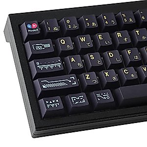 Hyekit PBT Keycaps 149 Keys Awaken Cyberpunk Keycaps Cherry Profile Dye-Sublimation Custom Keycaps for Cherry Gateron MX Switches Mechanical Keyboard US/UK Layouts (Japanese