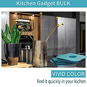 Premium Quality Pan Scraper Dish Scraper Tool, 5 Pack Plastic Pot Scraper Food Scraper Nylon Non-Scratch Scraper, Skillet Scraper Grease Burnt Food Cleaning Scraper, Plastic Scraper Tool Kitchen