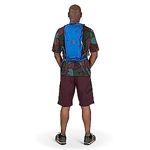 Osprey Siskin 8L Men's Biking Backpack with Hydraulics Reservoir, Obsidian Black