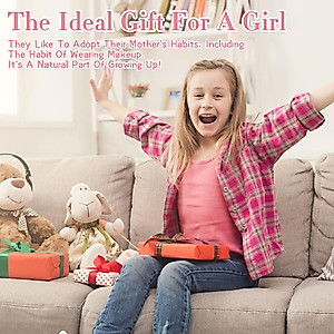 Aimidola Kids Makeup Kit for Girl - Washable Non Toxic Kid Make Up Toys, Little Girls Play Makeup Set, Kids Toy for Toddlers Children Princess, Christmas Birthday Gift for 4 5 6 7 8 9 10 Year Old Girl