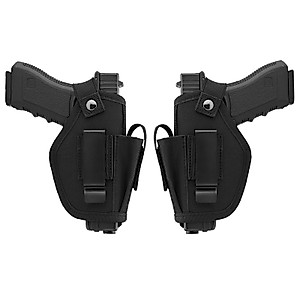 TACWINGS Universal Concealed Carry Gun Holsters for Men/Women,IWB/OWB 380 9mm Holsters for Pistols,Fits Glock 19,17,23,26,43- S&W M&P Shield/ 40/45 /, Similar Handguns