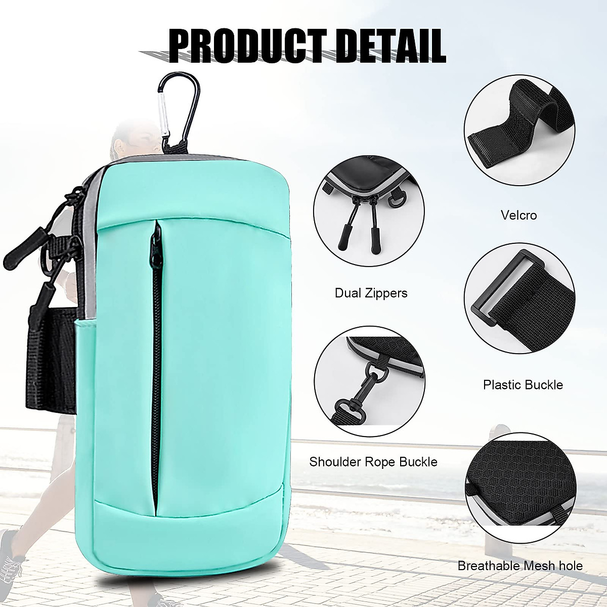 MOVOYEE Phone Holder for Running Cell Phone Purse Crossbody Bags for Women Men Kids, iPhone 11 12 13 14 15 Pro Max Xs Xr X 8 7 6 Plus SE Mini Galaxy Ultra Edge S24 S23 S22 S21 S20 Note 20 9 Arm Bands