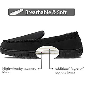 shoeslocker for Men Slippers Black Size 11