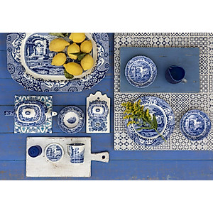 Spode Blue Italian Dinner Plates - Set of 4 (10.5 inch Dinner Plate)