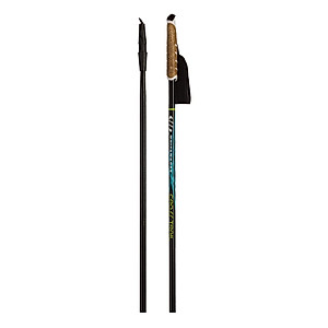 Whitewoods New Cross Trail Junior XC Cross Country Nordic Ski Poles 60-115cm (100cm) Black/Green