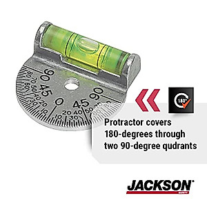 Jackson Safety Curv-O-Mark Replacement Dial Set Welding Level DSL -180 Degree Adjustable Protractor - 14797