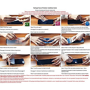 Iiseon High Sensitivity Protective Film for TCL 20 Pro 5G, 2 Pieces Transparent Soft Hydrogel Screen Protectors for TCL 20 Pro 6.67" [NO Tempered Glass] [Clear HD]