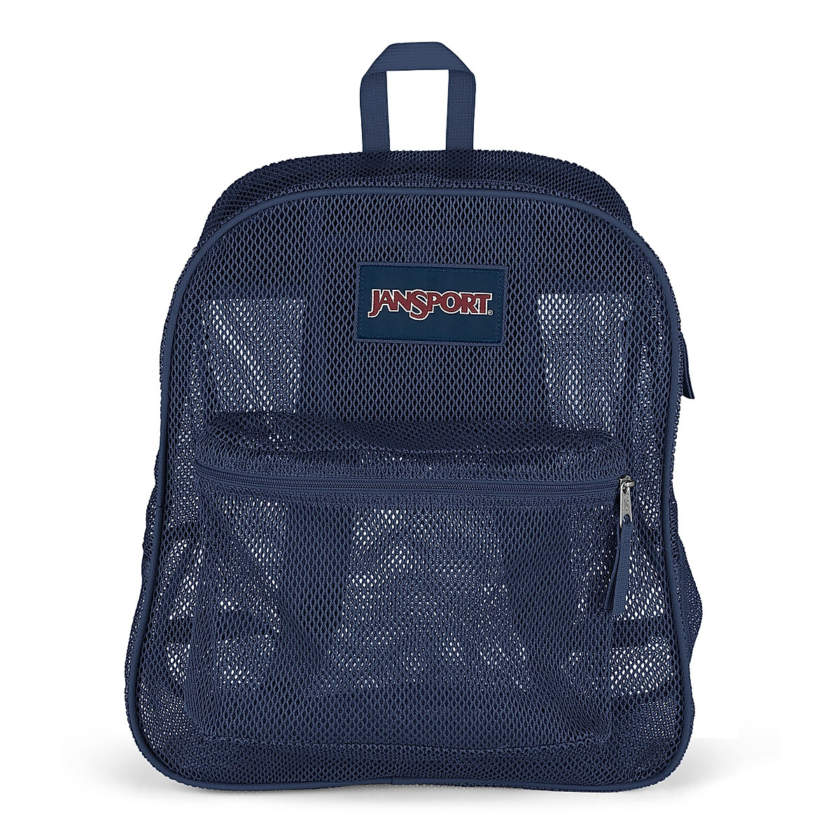 JanSport Mesh Pack - See Through Backpack Ideal for School or Beach Outtings, Navy