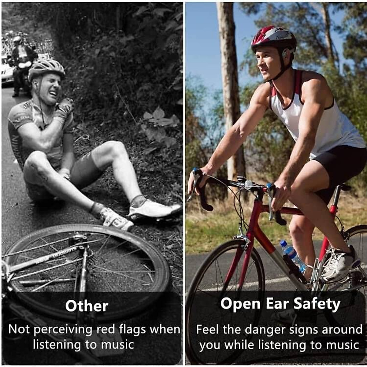 Sainellor Bone Conduction Headphones,Bluetooth Wireless Open-Ear Headphones,IP68 Waterproof Sport Headphones Built-in Mic with Night Light for Workout, Running, Gym, Hiking, Cycling (Dark Grey)