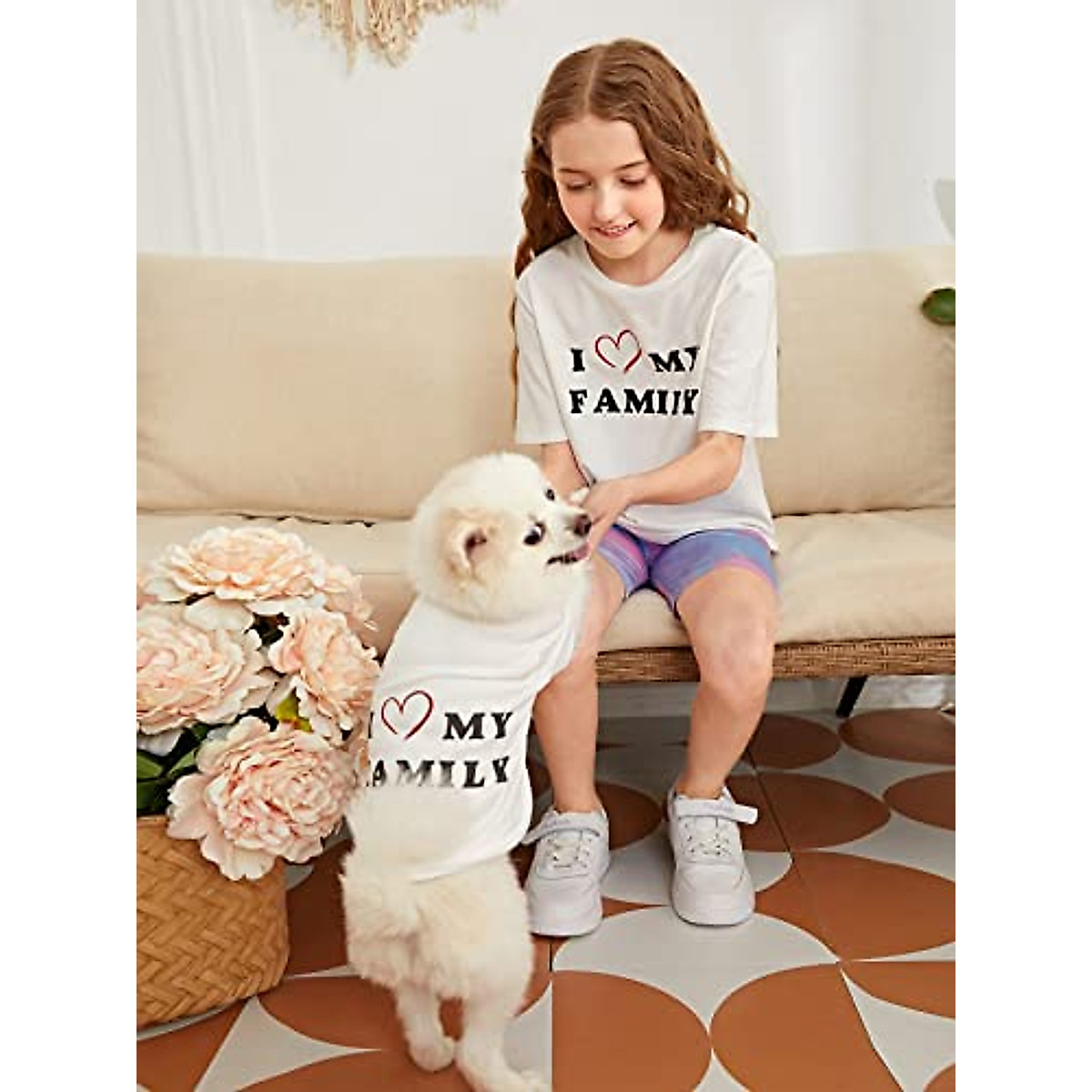 QWINEE Dog Tee Shirt Slogan Graphic Dog T Shirt Soft Stretchy Puppy Shirts Cat Clothes for Small Medium Large Dog Kitten White XS
