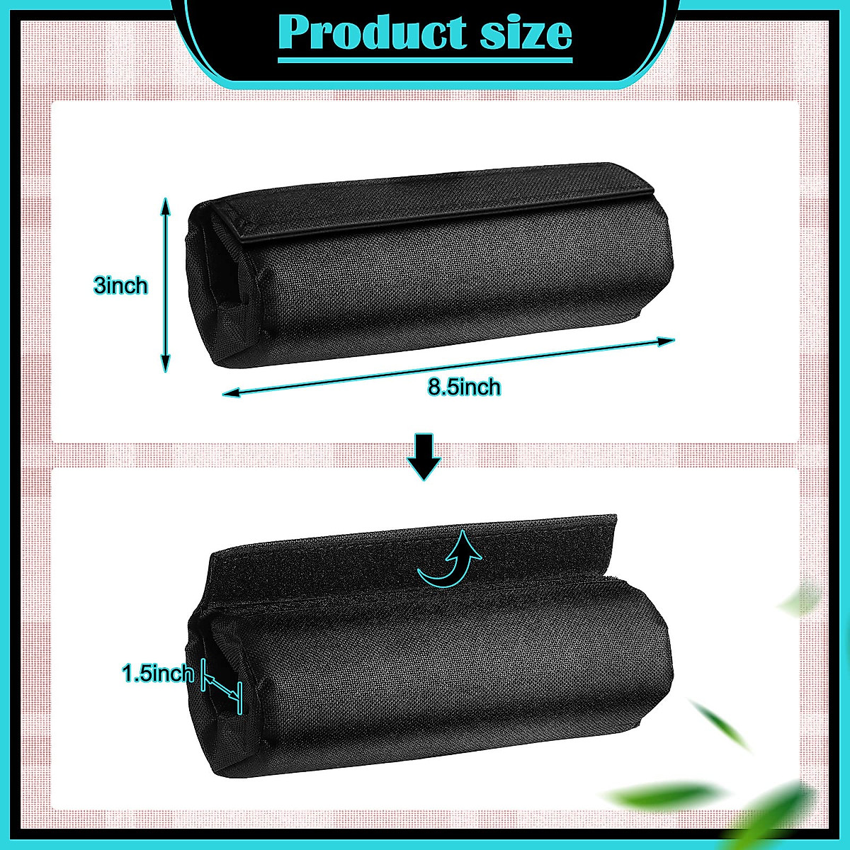 Qunclay 4 Pcs Zero Gravity Chair Cushion for Foot Rest Lounge Chair Folding Antigravity Recliners Footrest Black Cushion for Outdoor Lawn Patio Camping Chairs Folding Loungers Anti Gravity Recliners