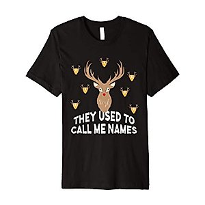 Funny And Sarcastic Christmas Reindeer Stocking Gift Idea Premium T-Shirt